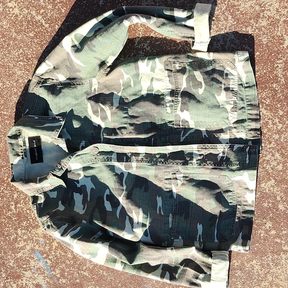 Mustard Seed | Jackets & Coats | Mustard Seed Distressed Camouflage ...